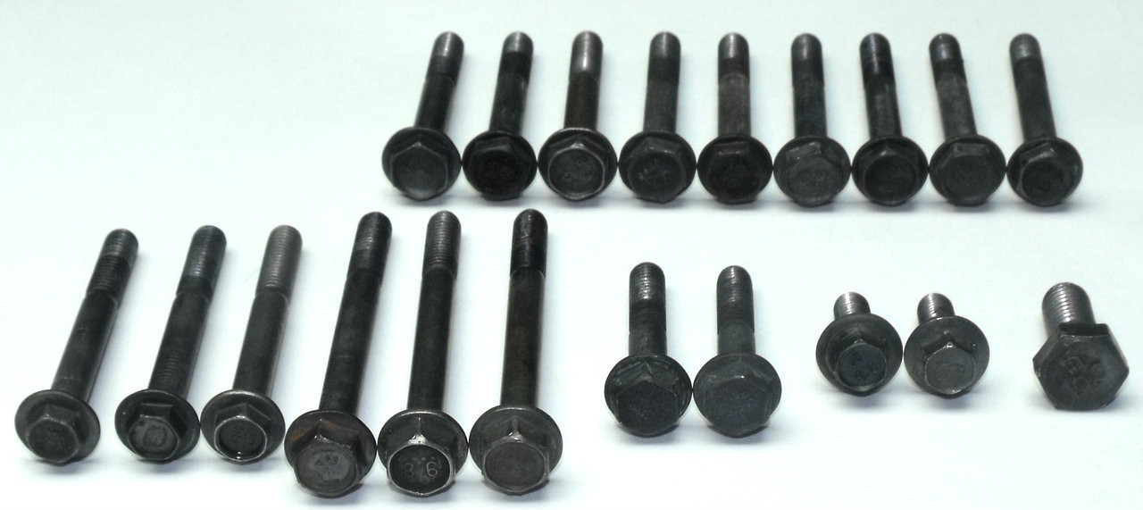 4L60E Master Valve Body Bolt Set (20 Total Bolts)