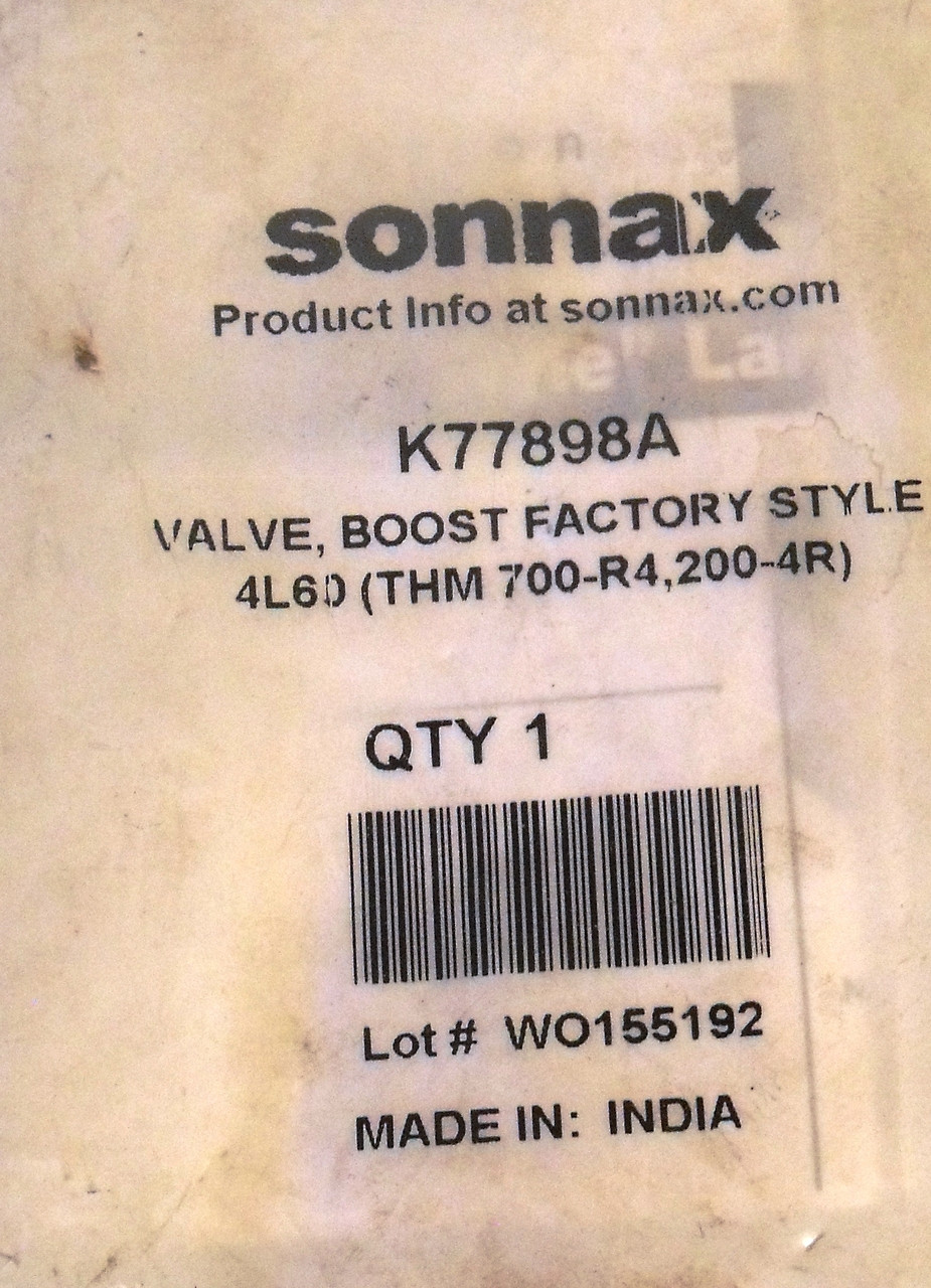 Factory Boost Valve, 700R4/4L60 (1982-1992) Sonnax ...