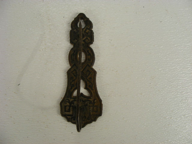This ornate 6" antique office wall mount paper spike is dated 1872 ...