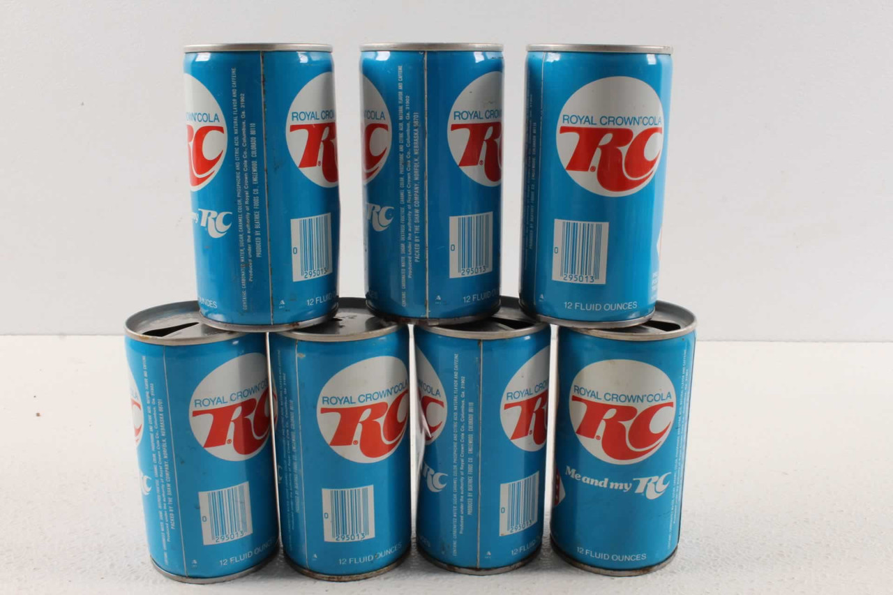 7 Vintage RC Cola San Diego Charger Football Player Soda Cans - Antique ...