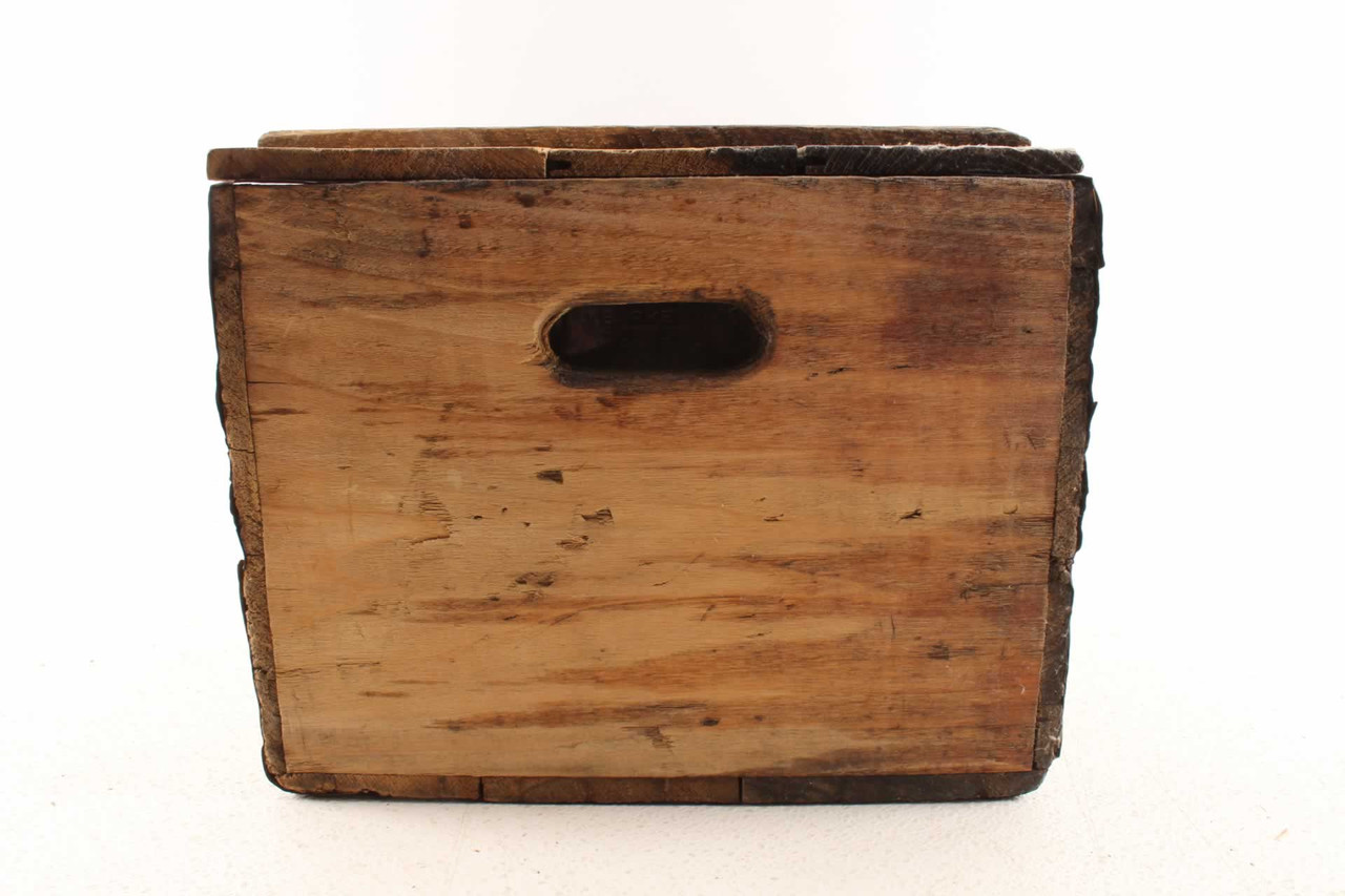 Old Goetz Brewing Company Wooden Beer Bottle Box Case - Antique Mystique