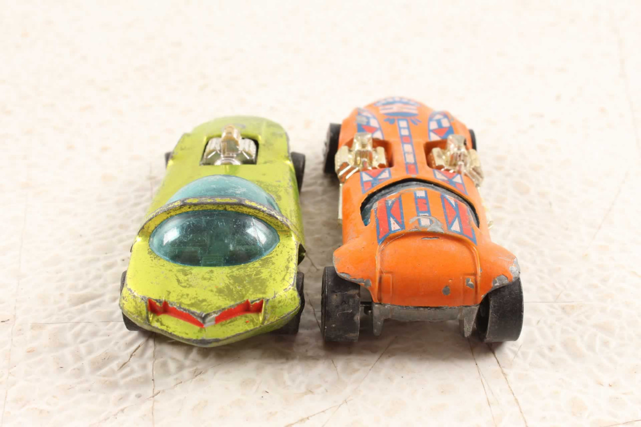 2 Vintage Hot Wheels Redline Toy Cars Silhouette & Twinmill - Antique ...