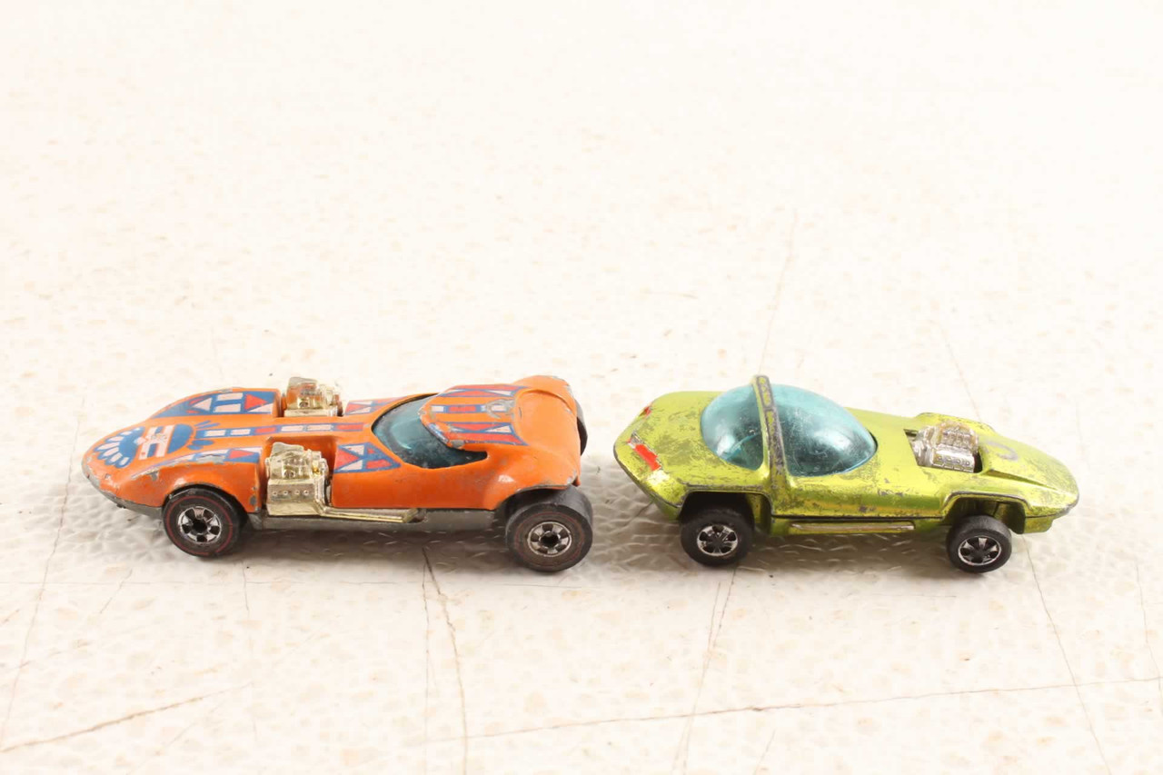 2 Vintage Hot Wheels Redline Toy Cars Silhouette & Twinmill - Antique ...
