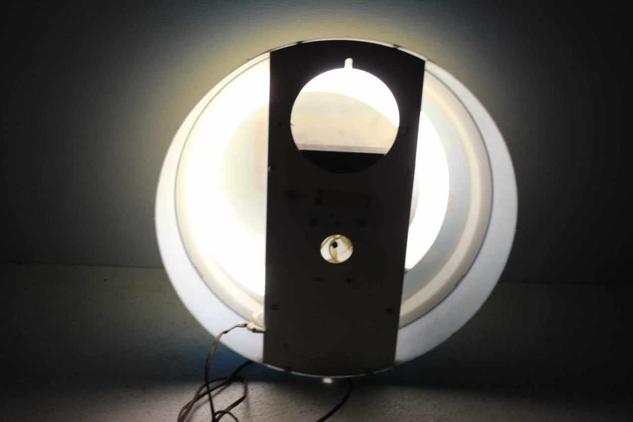 Rare Vintage Effinger Beer From Baraboo Advertising Light Up Clock Neon ...