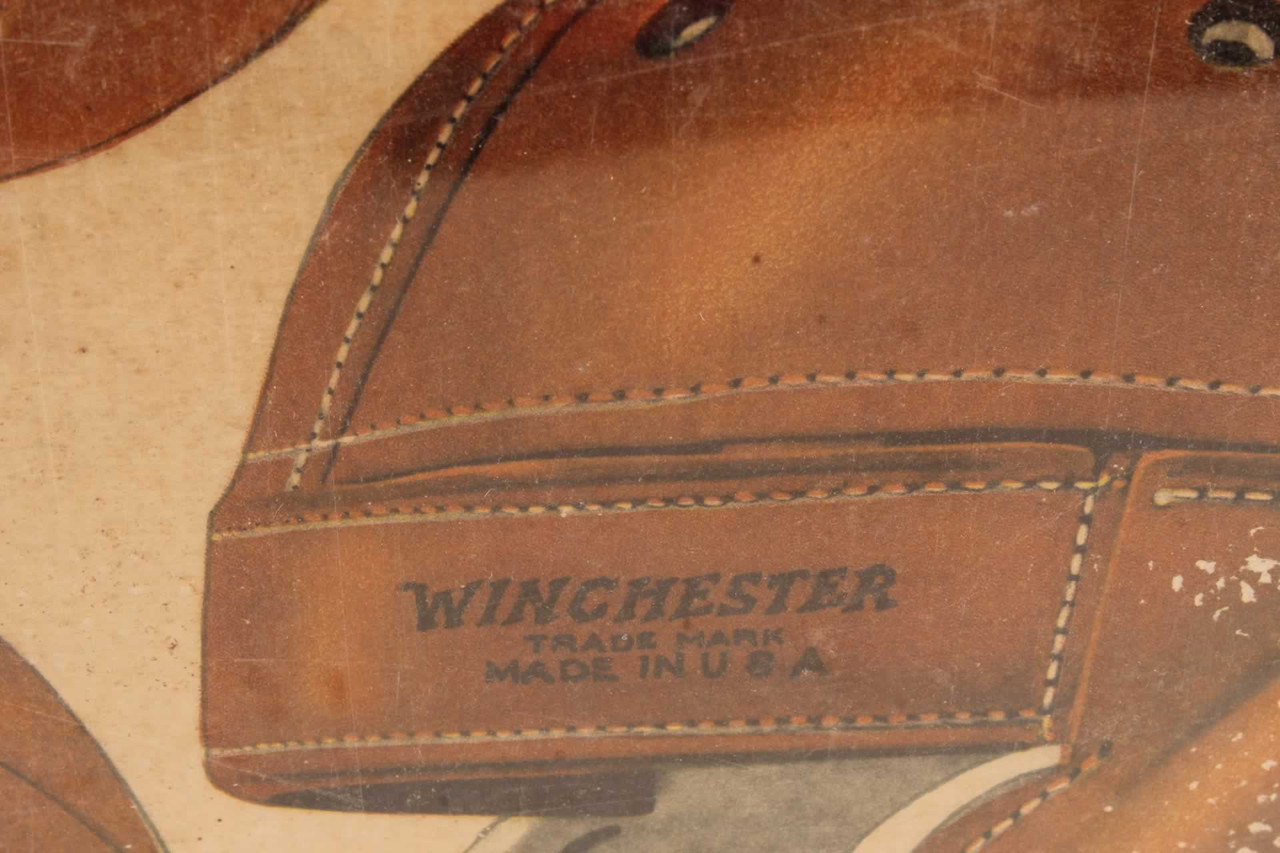 Rare Antique 1920's Winchester Sports Store Advertising Poster ...
