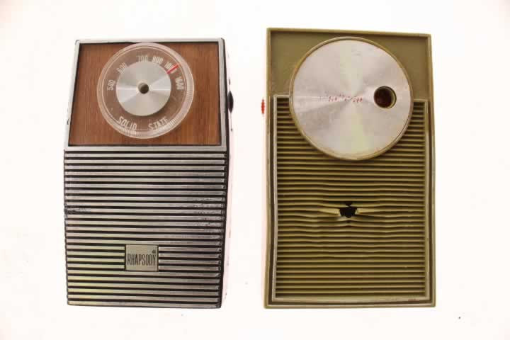 7 Vintage Transistor Radios Rhapsody Westinghouse Zenith Sears Okinawa ...