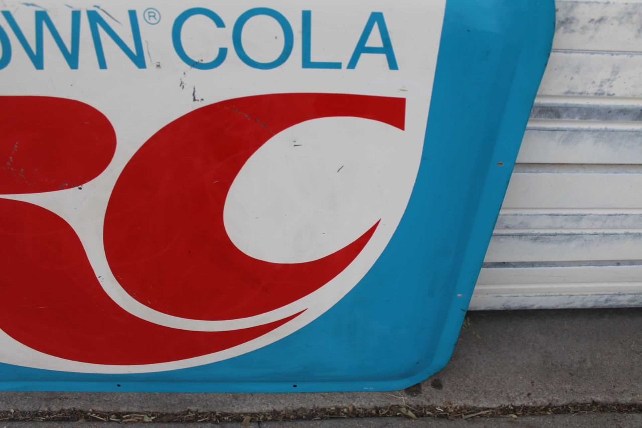 Large Vintage RC Royal Crown Cola Soda Pop Advertising Sign Bubble ...