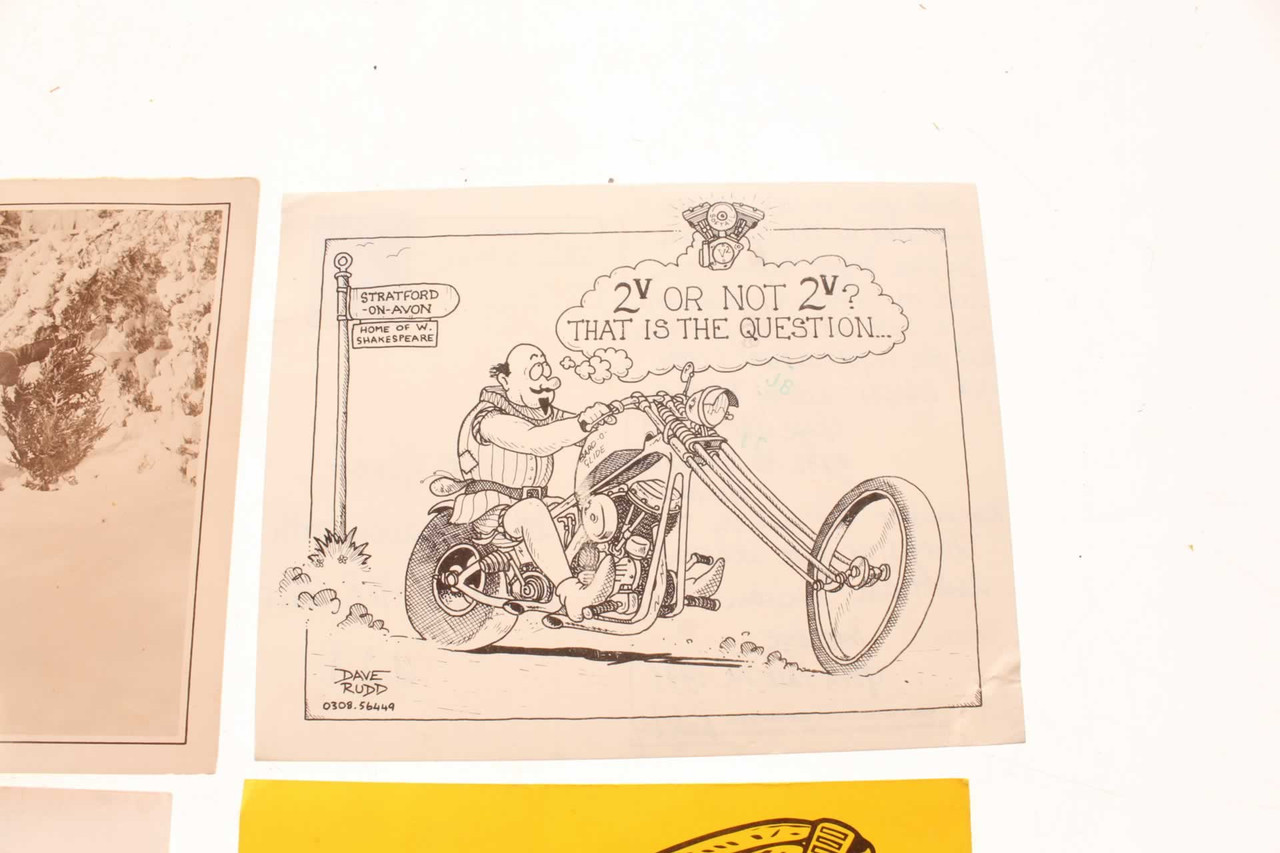 8 Vintage Harley & Indian Motorcycle Memorabilia Price Cards 1922 Parts ...