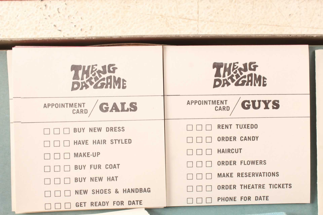 Vintage 1967 The Dating Game Board Game Complete & Nice Condition ...