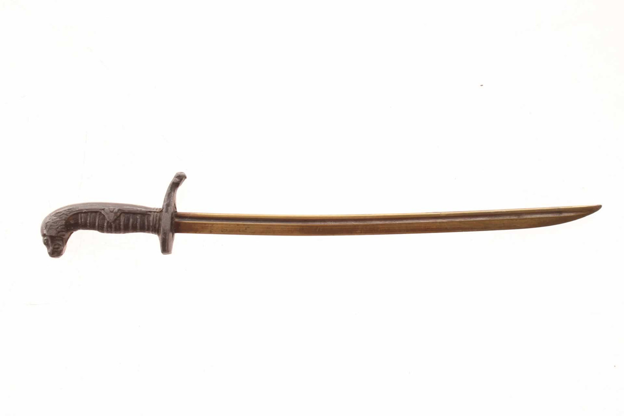 Neat Vintage Antique Sword Brass Blade Letter Opener Great Patina ...