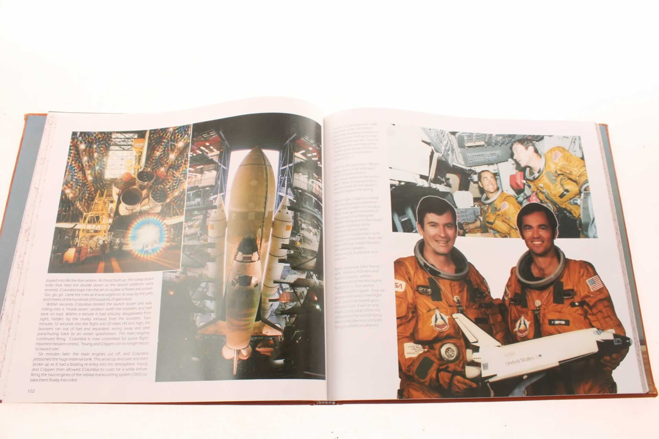 Vintage 1986 Illustrated History of Nasa Space Shuttle Dedicated Book ...