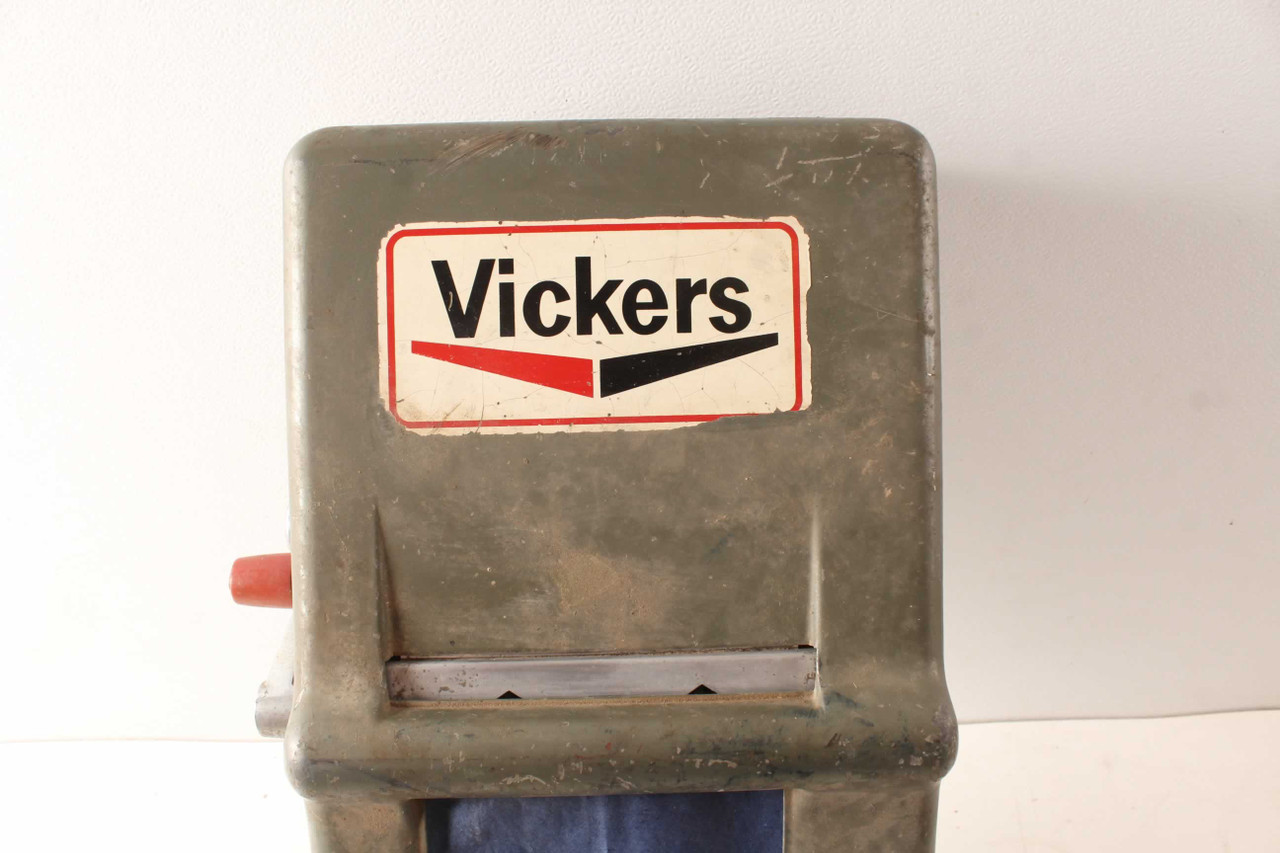 Vintage Vickers Gas & Oil Service Station Receipt Register Machine ...