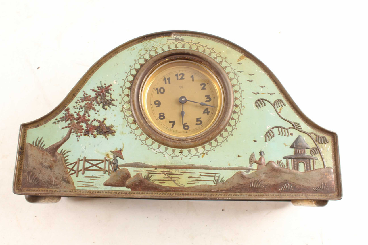 Antique Victory V Gum & Lozenges Advertising Store Counter Tin Clock ...