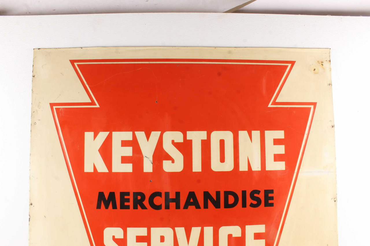 Rare Pennsylvania Rail Road Keystone Mechandise Service Advertising ...
