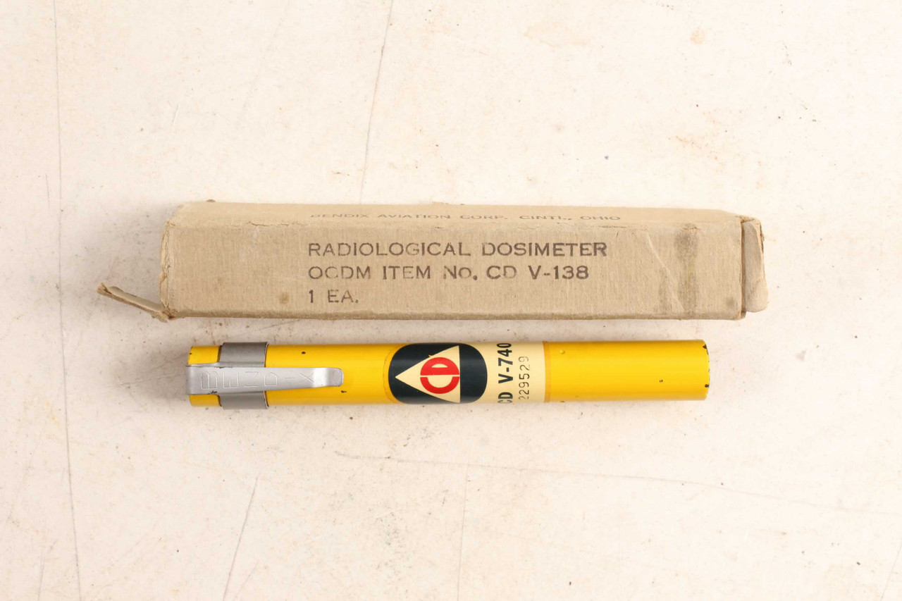 Vintage Bendix Radiological Dosimeter & Box - Antique Mystique