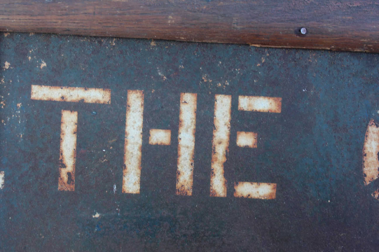 Antique Railroad Engine Shop Sign Greatest Enemy Of Diesel Locomotive ...