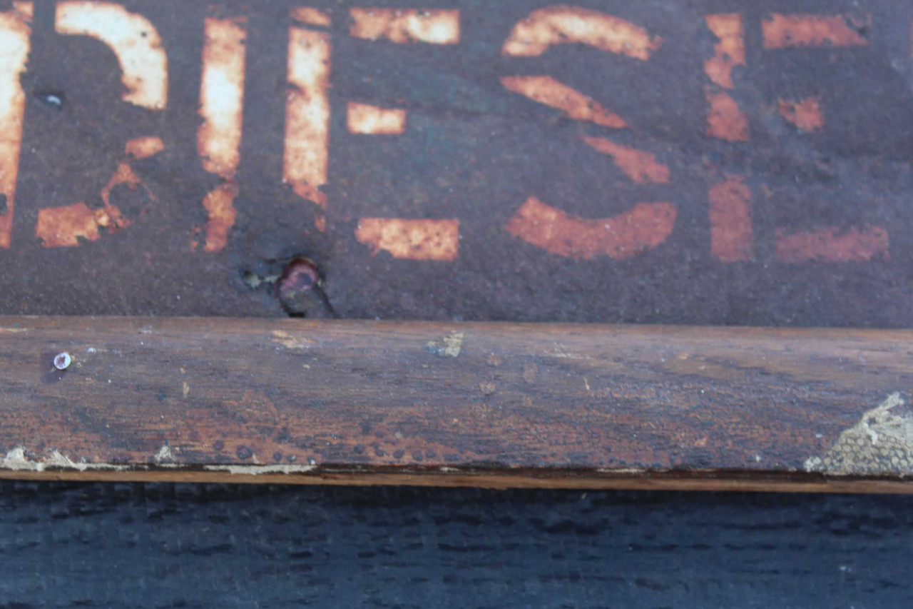 Antique Railroad Engine Shop Sign Greatest Enemy Of Diesel Locomotive ...