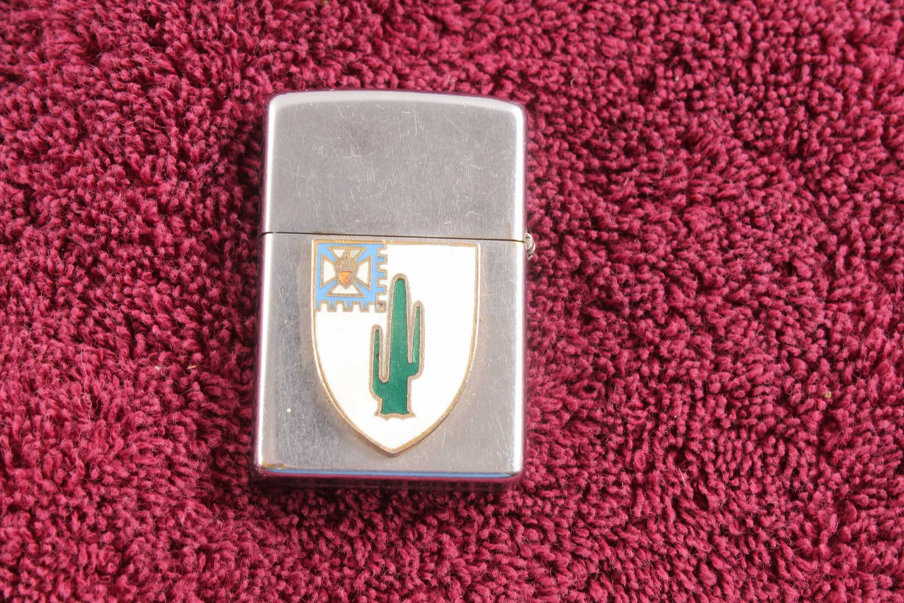 Vintage US Army 35th Infantry Vietnam War Era Zippo Lighter - Antique ...