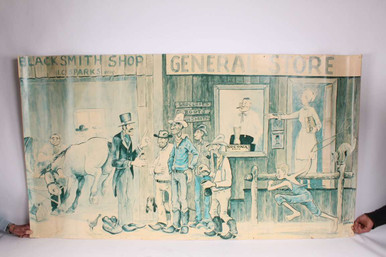 Vintage Nocona Boots Lex Graham Poster