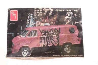 Original Vintage 1977 AMT Kiss Custom Chevy Van Model Kit & Box ...