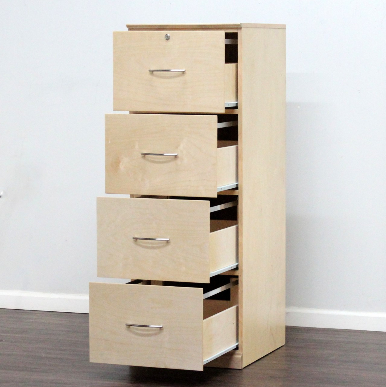 Flat Iron File Cabinet with 4 Drawers | Gothic Furniture