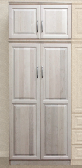Raised Panel Wardrobe, With Storage Top | Gothic Furniture