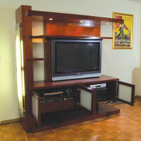 Custom - Modern Entertainment Center | Gothic Furniture
