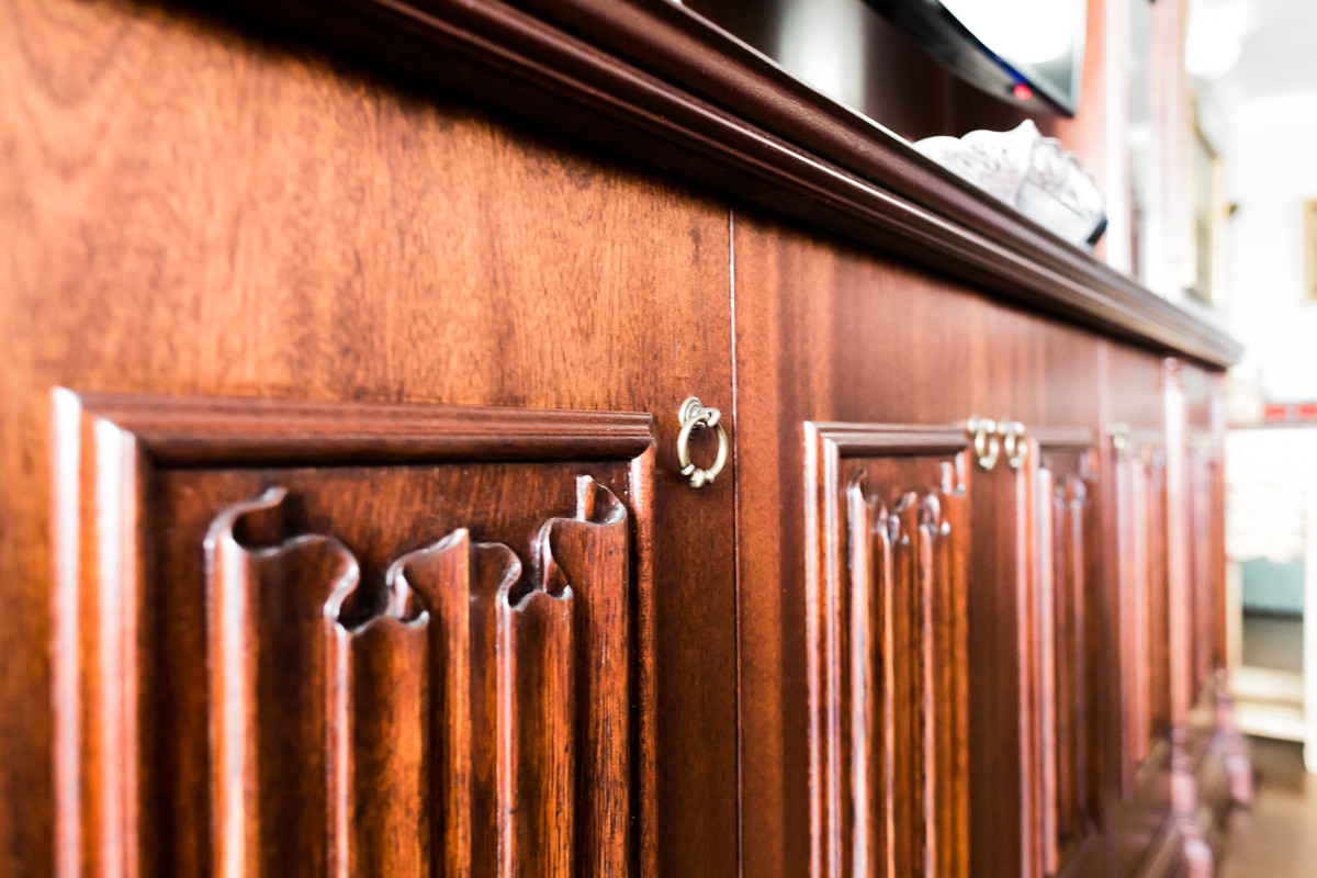 Custom - Traditional Cherry Entertainment Center | Gothic Furniture