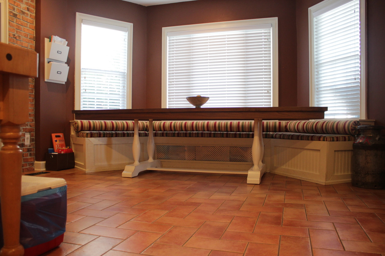 Custom - Under Window Bench and Two Tone Table | Gothic Furniture