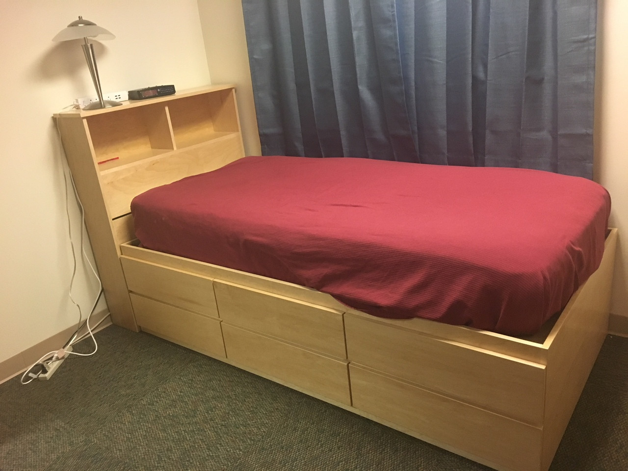 Commerical - Fire Department Storage Bed and Headboard | Gothic Furniture