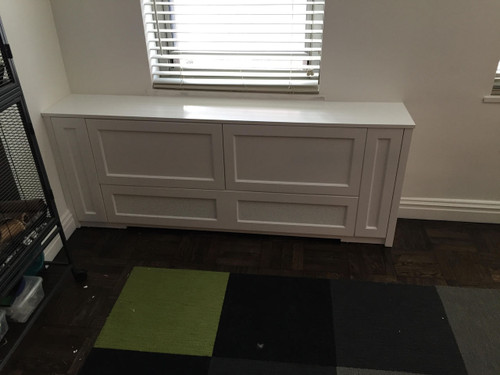 Custom - Enclosed Radiator Cover with Sliding Doors | Gothic Furniture