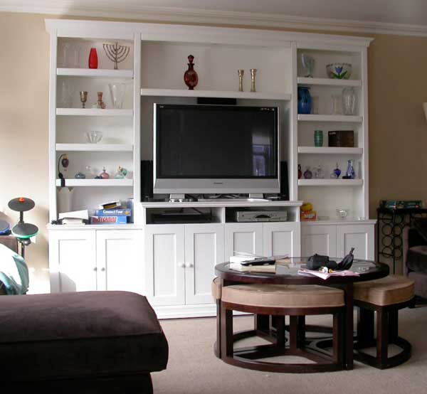 Custom - Entertainment Center with Shaker Doors | Gothic Furniture