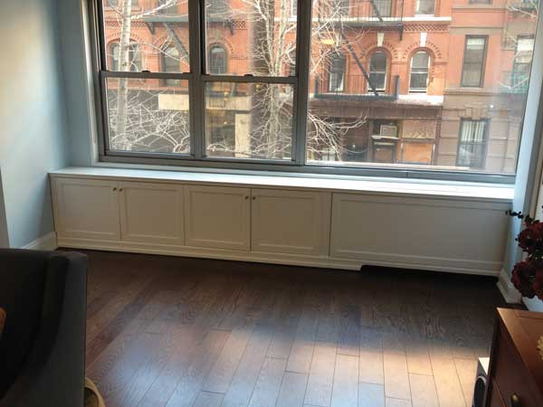 Custom - Radiator Cover with Shaker Panel Doors | Gothic Furniture