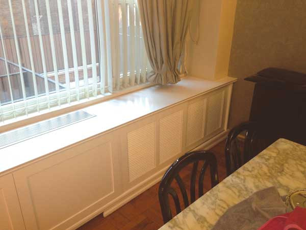 Custom - Radiator Cover with Louver Doors | Gothic Furniture