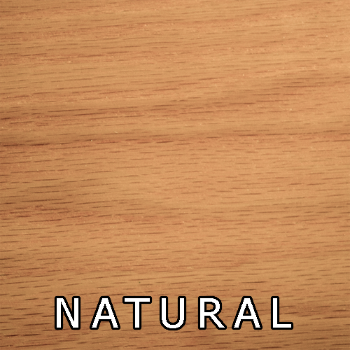 Wood Finish Sample | Natural - Lacquer Only | Oak Wood | Gothic Furniture