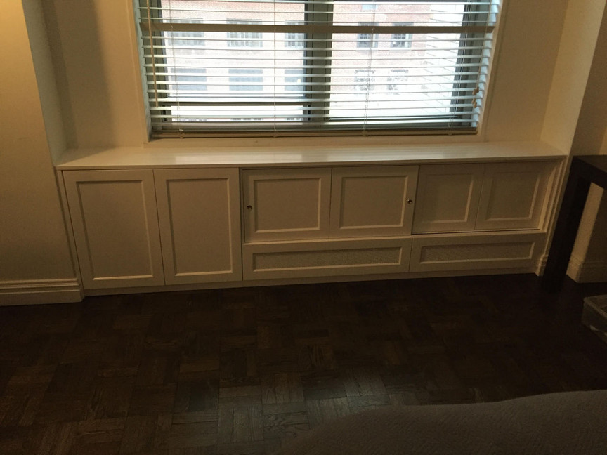Custom - Enclosed Radiator Cover with Sliding Doors | Gothic Furniture