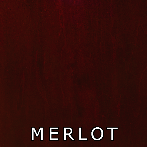 Wood Finish Sample | Merlot - Stain | Birch Wood | Gothic Furniture