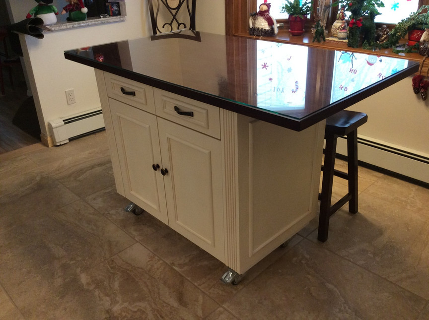 Custom - Two Tone Kitchen Island | Gothic Furniture