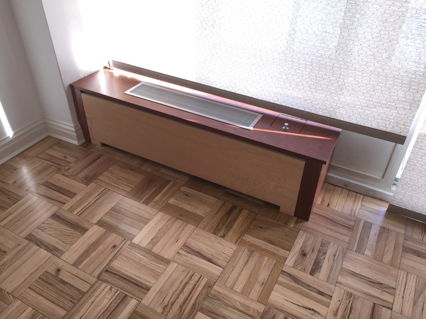 Custom - Under Window Two Tone Radiator Cover | Gothic Furniture