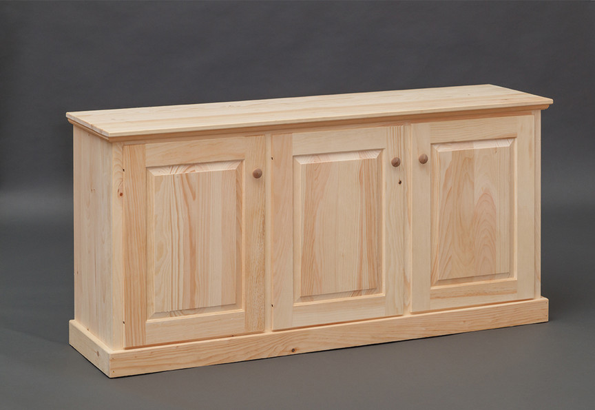 Pine Storage Cabinet 17 x 62 x 30 | Gothic Furniture | GV