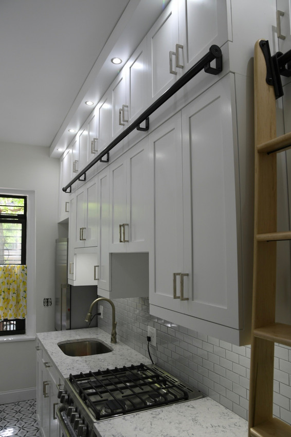 Custom - Modern Kitchen with Sliding Ladder | Gothic Furniture