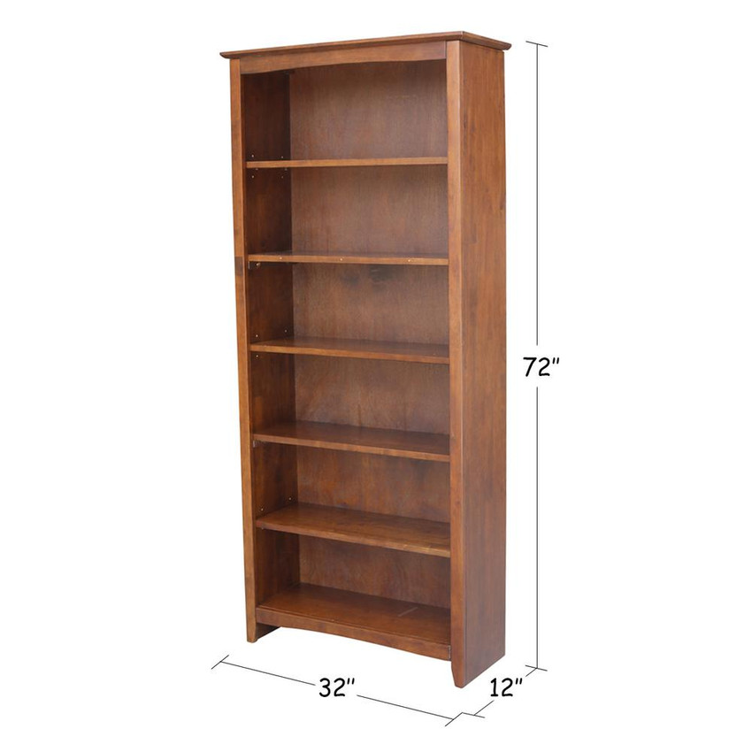 Espresso wood bookcase store