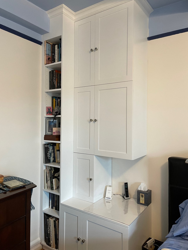 Custom - Built-In Bedroom Wall Unit - NYC - Gothic Cabinet Craft