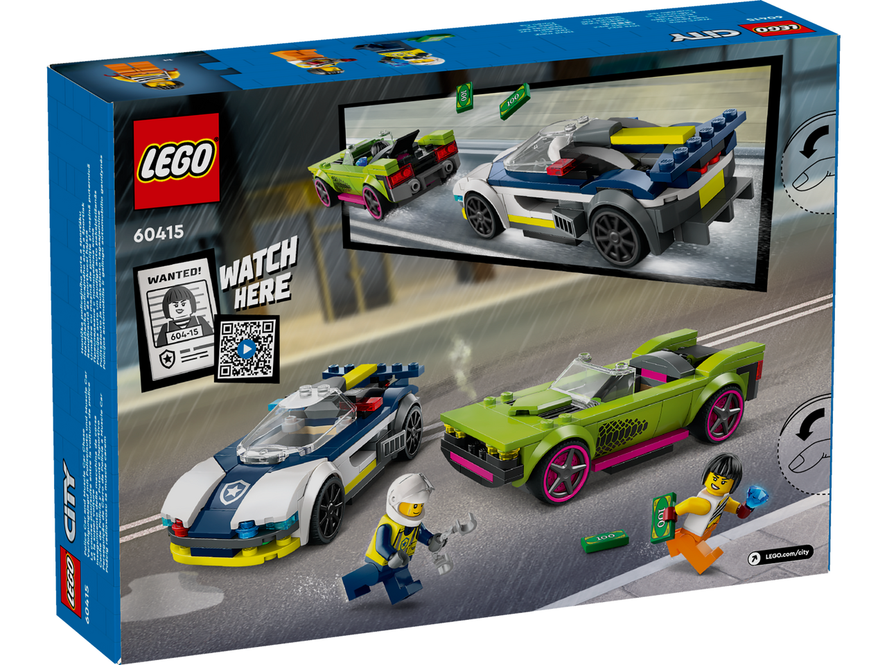LEGO City 60415 Police Car and Muscle Car Chase - Toy Store