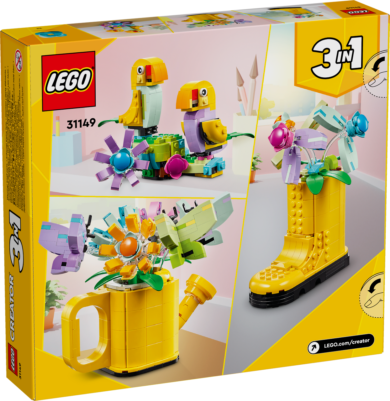 Lego Creator 31149 Flowers In Watering Can Toy Store