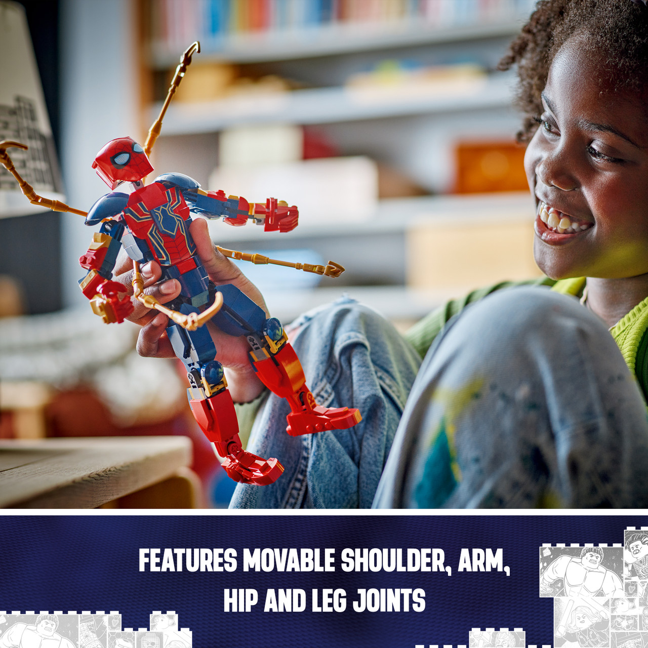 LEGO Marvel 76298 Iron Spider-Man Construction Figure - Toy Store