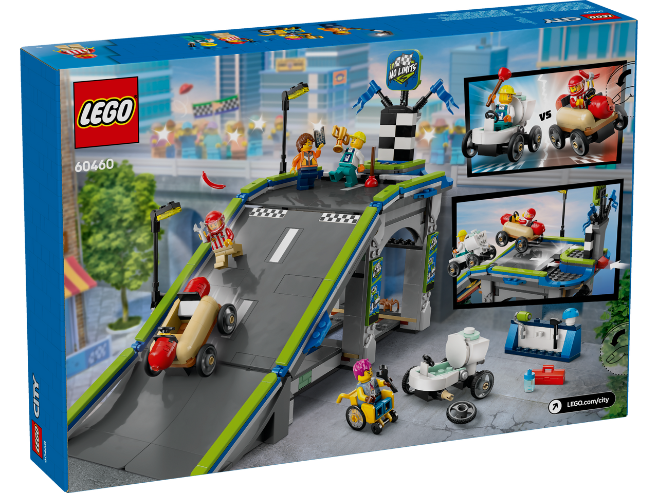 LEGO City 60460 No Limits: Race Car Ramp Track - Toy Store