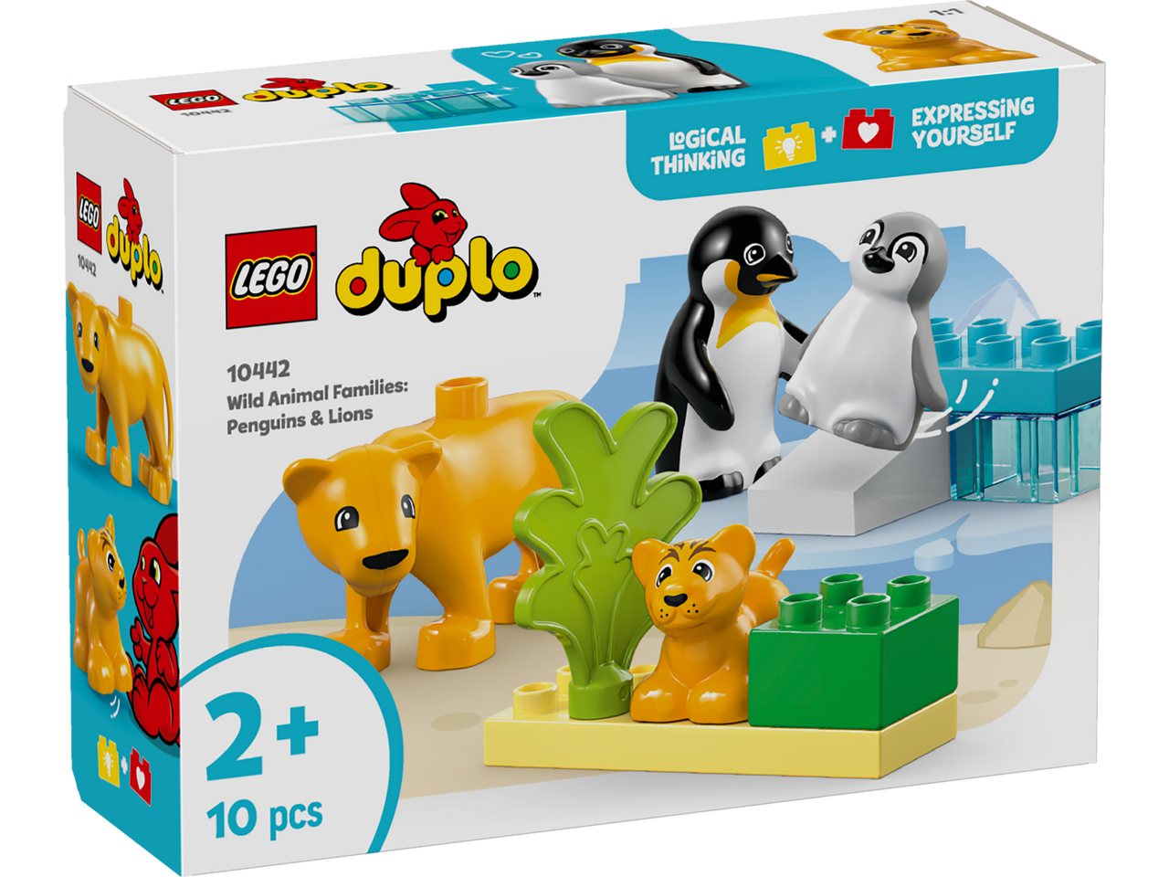LEGO Duplo 10442 Wild Animal Families: Penguins & Lions - Toy Store