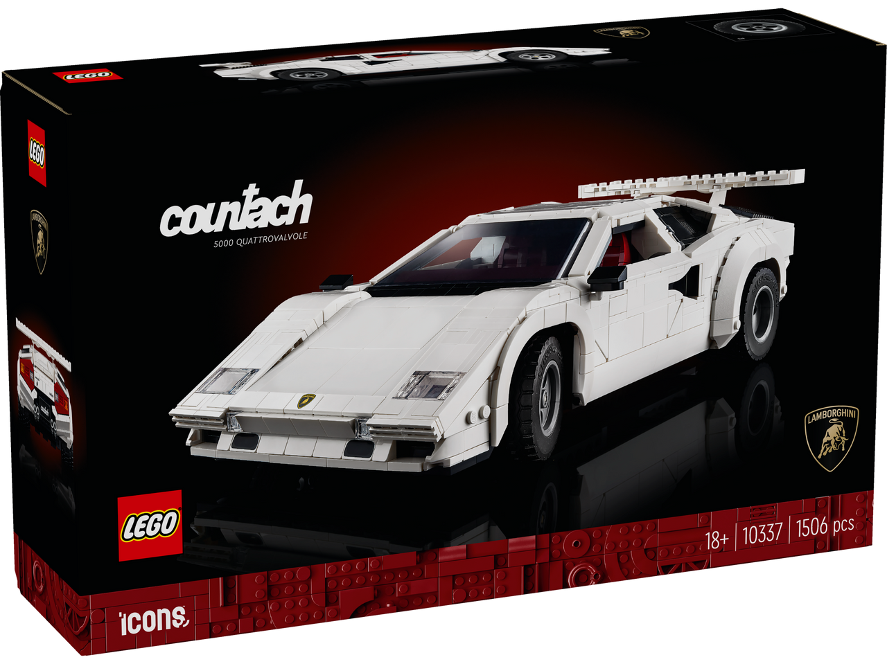LEGO Icons 10337 Lamborghini Countach 5000 Quattrovalvole - Toy Store