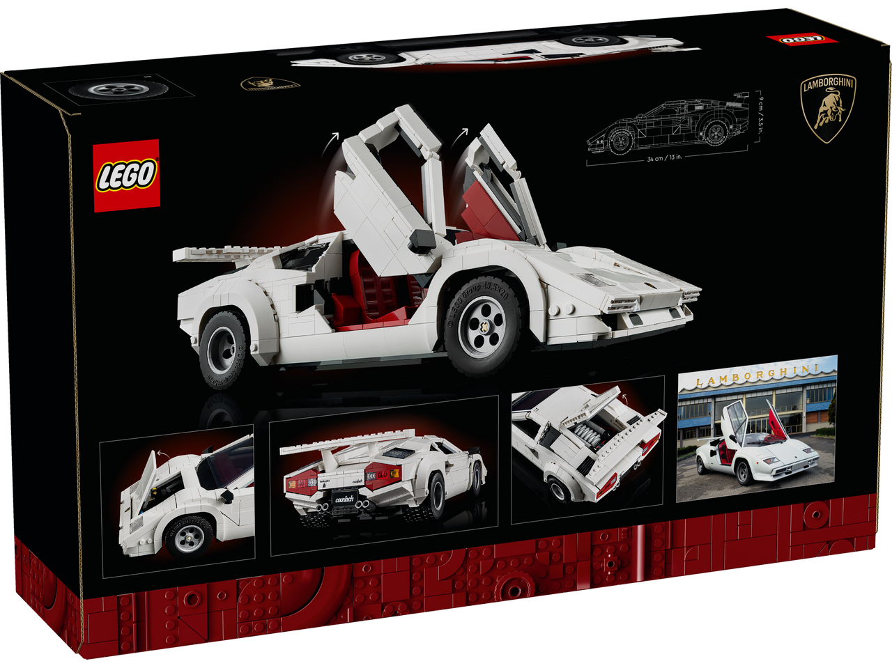 LEGO Icons 10337 Lamborghini Countach 5000 Quattrovalvole - Toy Store